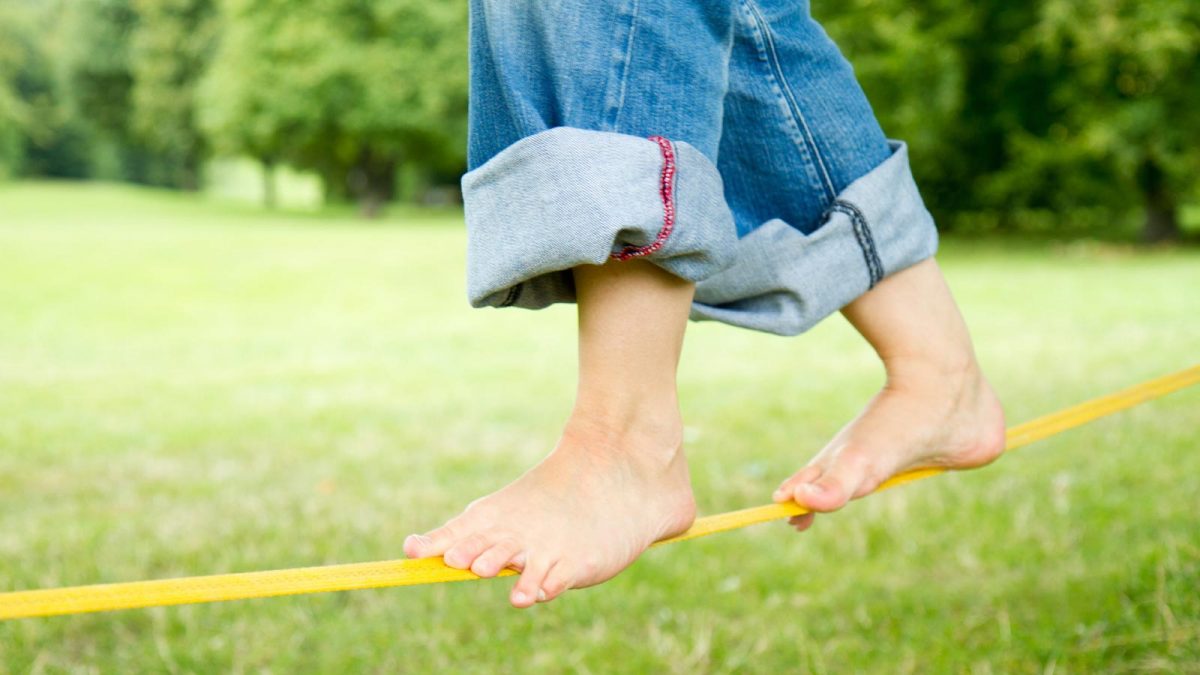 Was ist Slacklining - Ein Balance Sport | evidero